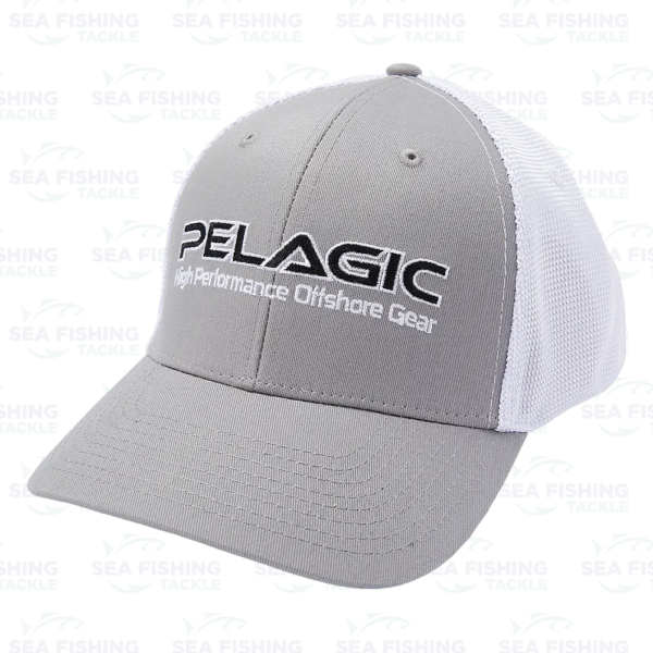 Sea Fishing Tackle Webshop - Pelagic Offshore Cap Solid – Light Grey